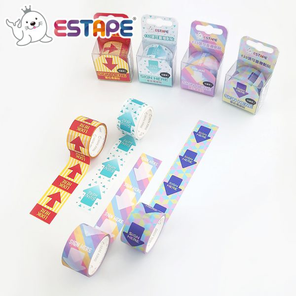 【ESTAPE】Perforated Memo Series – Sign Here(White Arrow) – ESTAPE