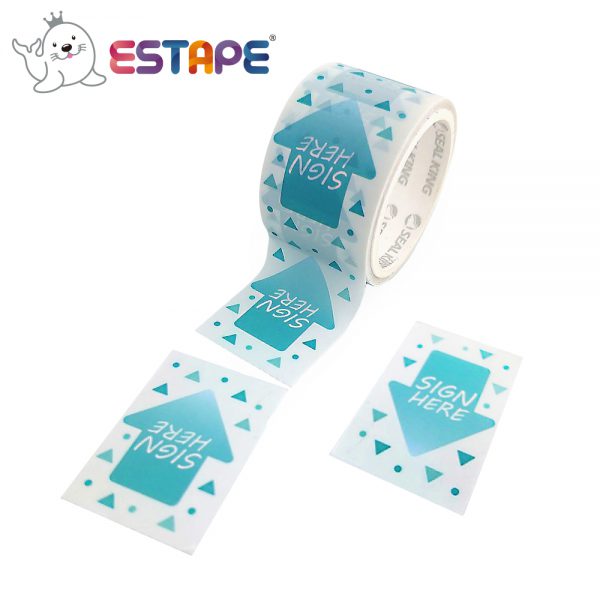 【ESTAPE】Perforated Memo Series – Sign Here(Blue Arrow) – ESTAPE